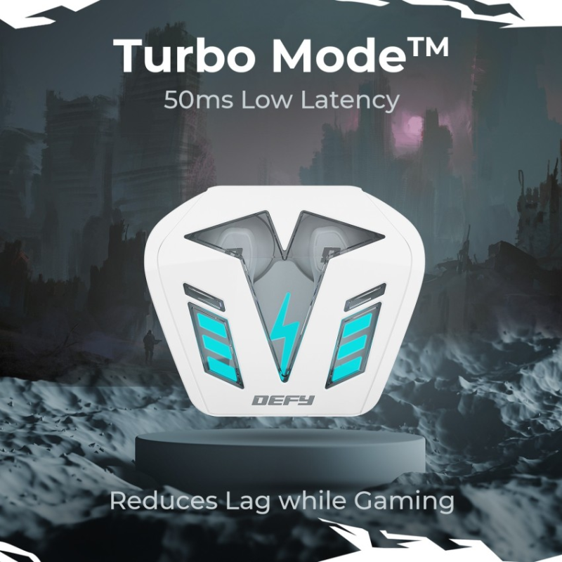 DEFY Gravity Turbo with Low Latency for Gaming Bluetooth Headset ...