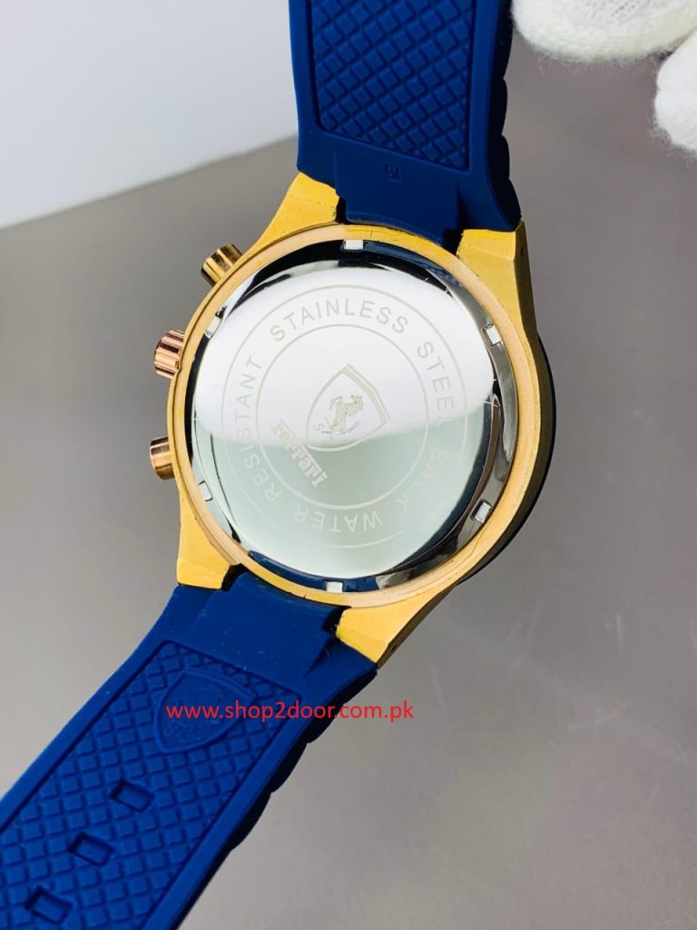 Ferrari Gents Collection High Copy Watch | Ferrari Rubber Strap Watch