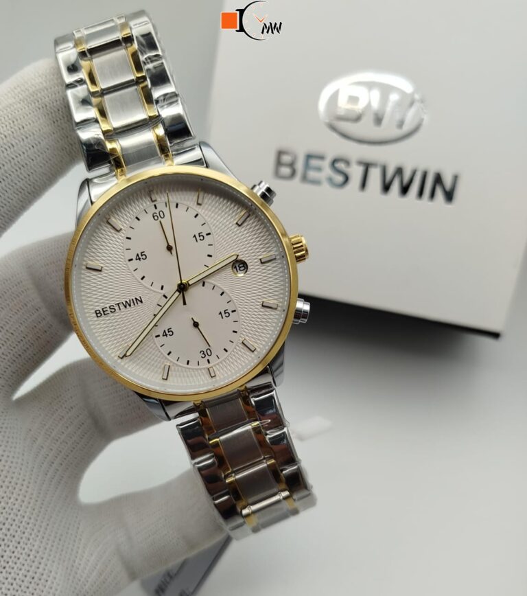 BESTWIN Chronograph Original Watch | Stainless Steel & Date Watch