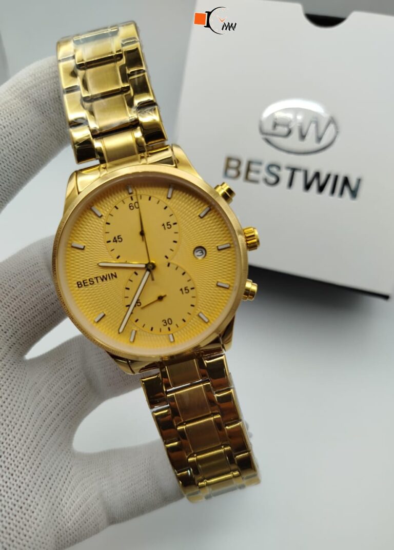 BESTWIN Chronograph Original Watch | Stainless Steel & Date Watch