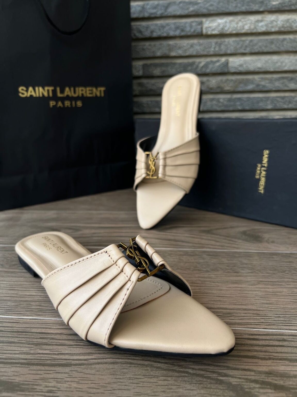 YSL Flats Slipper | YSL Replica Flats for Women in Pakistan