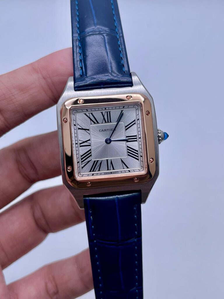 Cartier Square Shape Watch – Master Quality with Arabic & Roman Dial