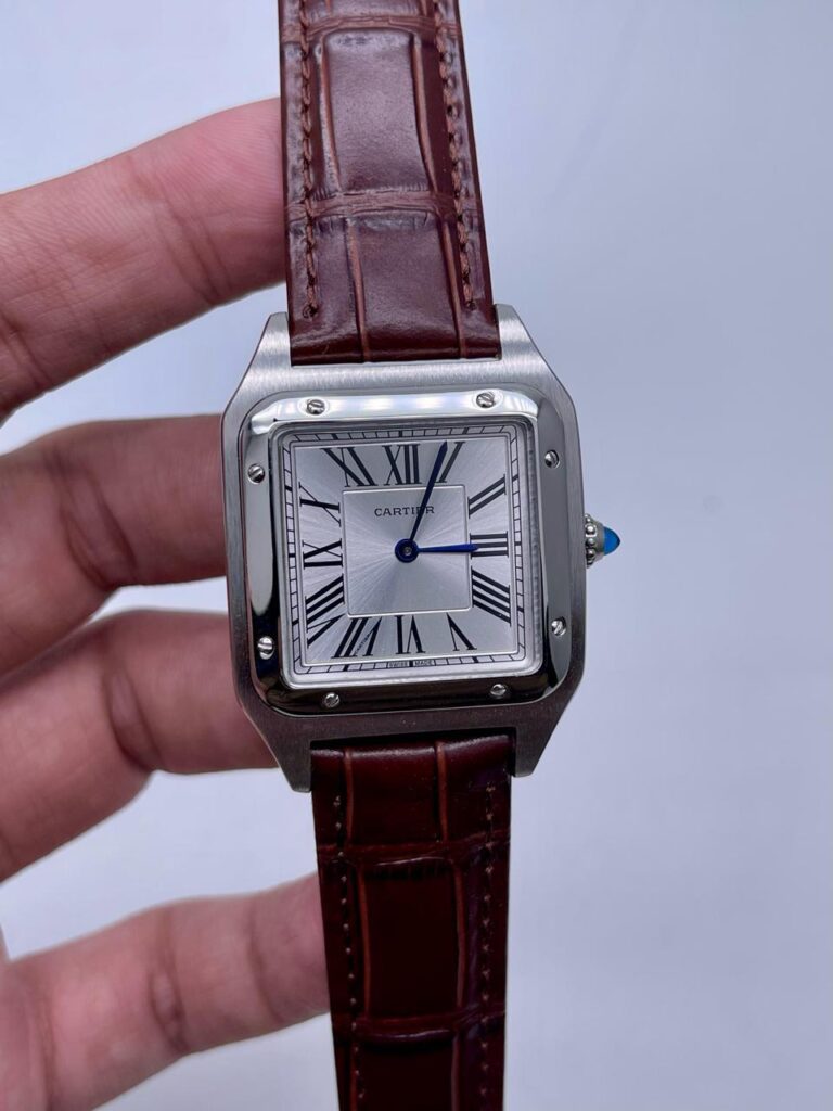Cartier Square Shape Watch – Master Quality with Arabic & Roman Dial