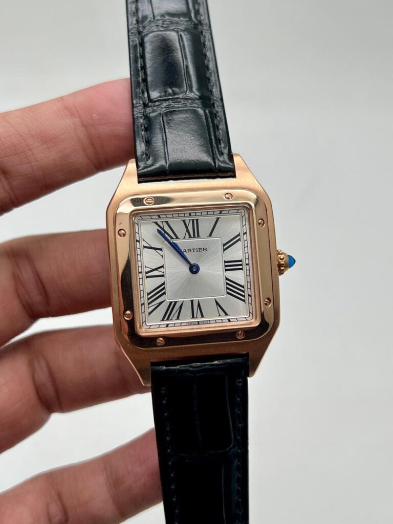 Cartier Square Shape Watch – Master Quality with Arabic & Roman Dial