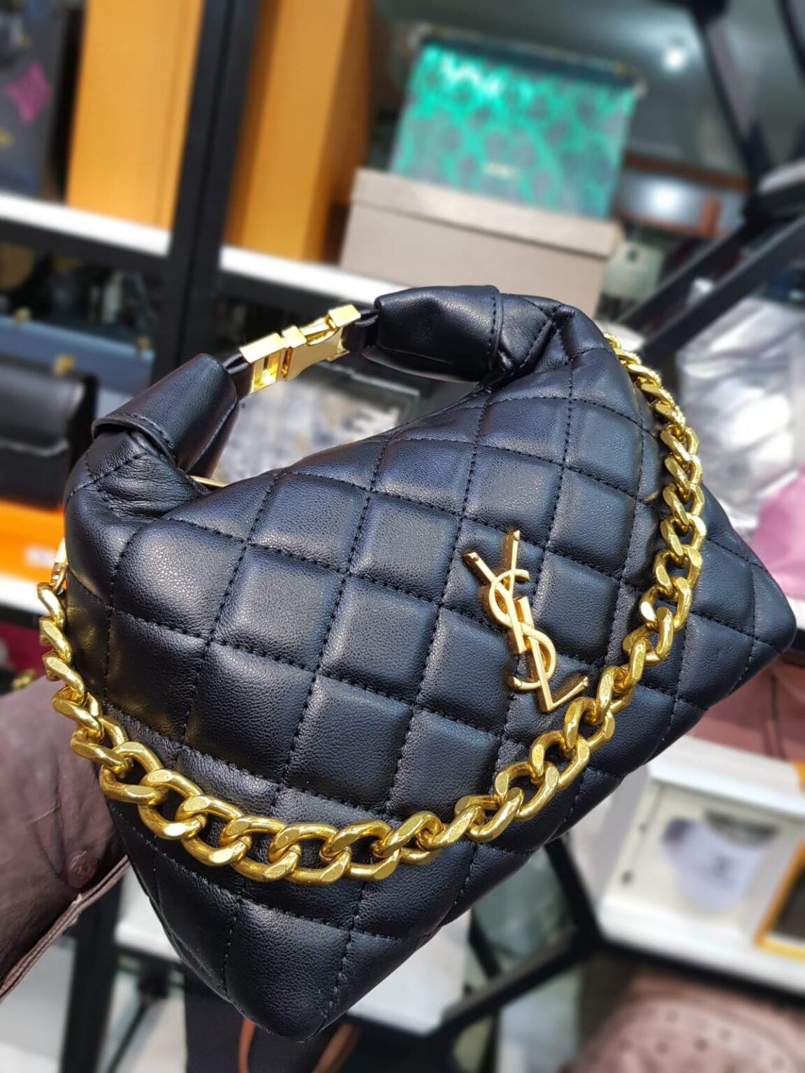 YSL Quilted Small Crossbody Bag – Master Copy with Cassandre