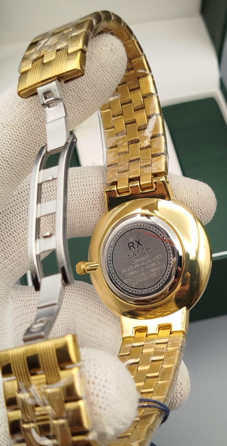 Rolex Golden Edition Watch – Normal Copy with Date | Men’s Watch Pakistan
