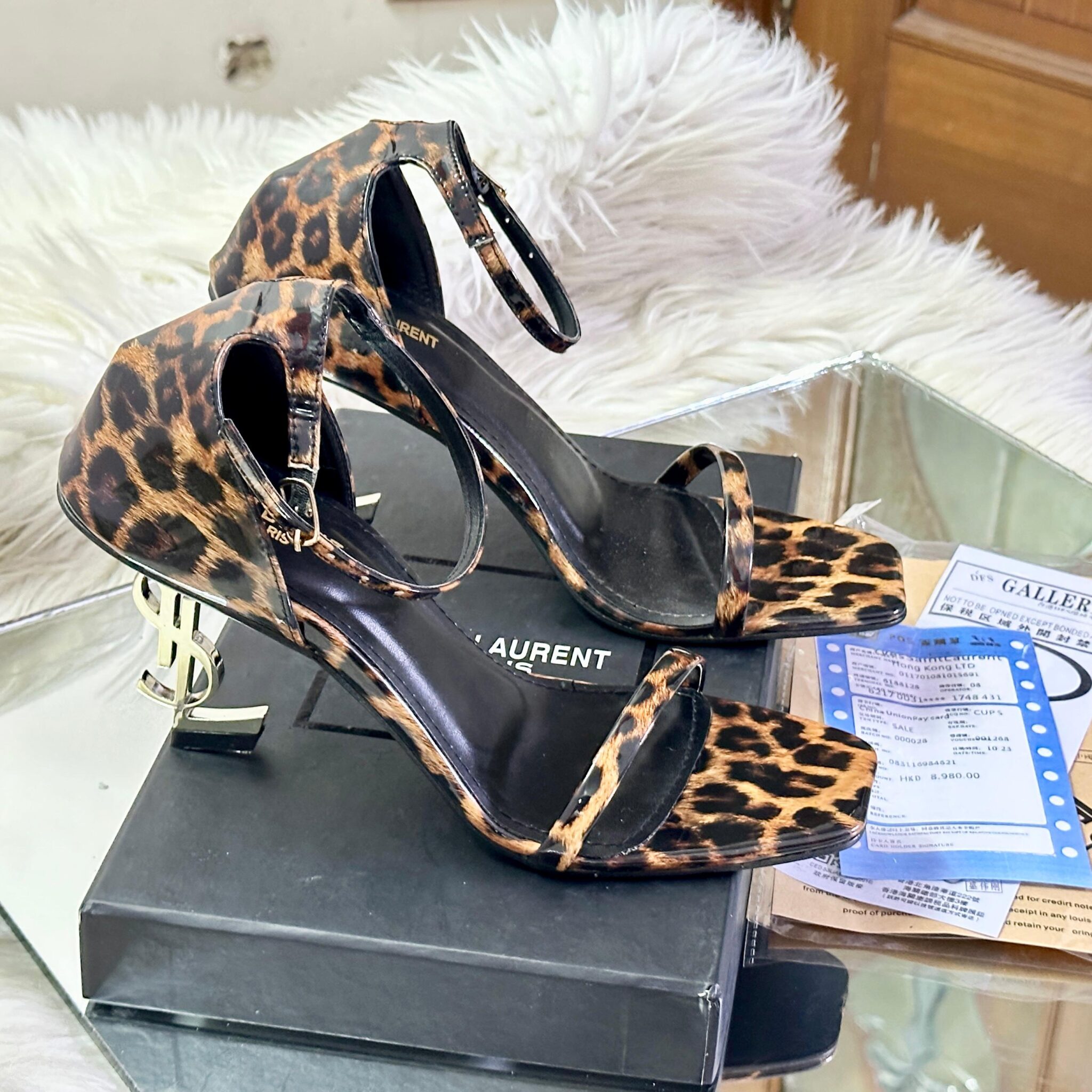 YSL Leopard Print Heels | Tiger Style YSL Heel – Master Copy